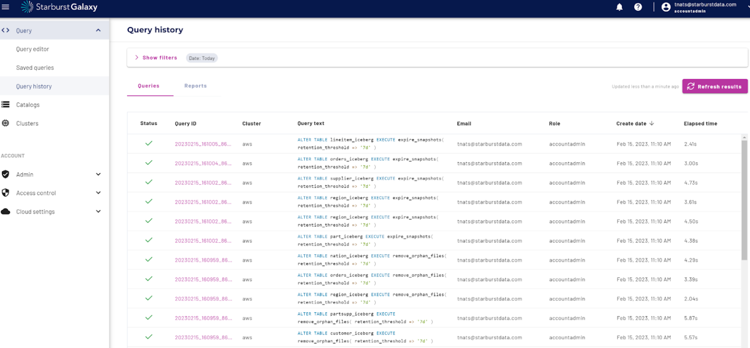 Automated Table Maintenance for Apache Iceberg Tables | Starburst