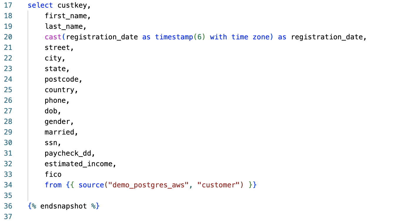 Postgres to S3: Migrate a table in Postgres into S3 data lake