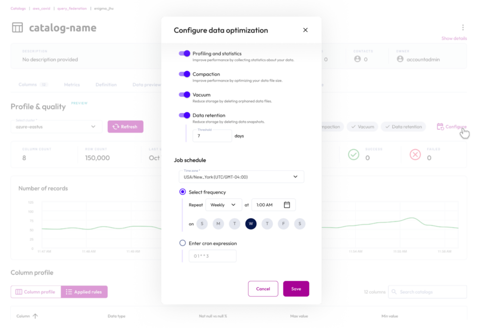 Introducing automated data lake optimization in Starburst Galaxy | Starburst