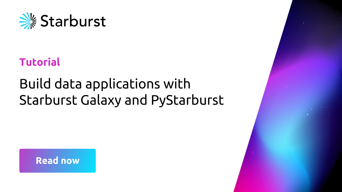 Real-Time Data Lake | Starburst