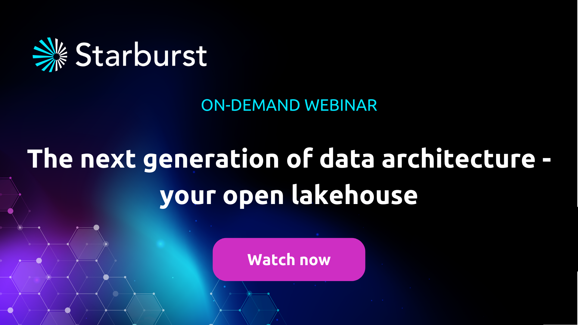 The next generation of data architecture - your open lakehouse | Starburst