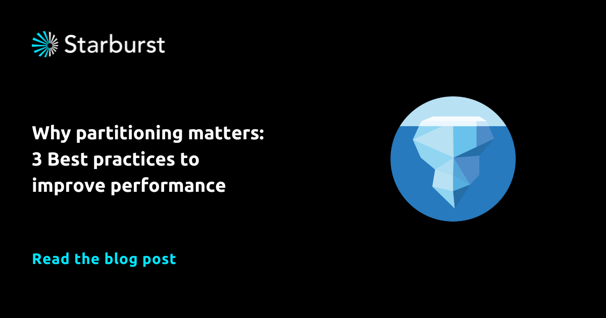 Iceberg partitioning best practices